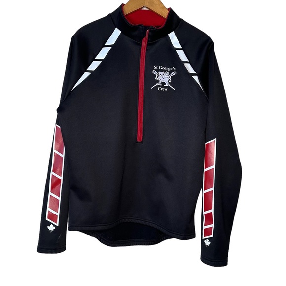 Jackets & Coats | St Georges School Mens Half Zip Uniform Pullover ...